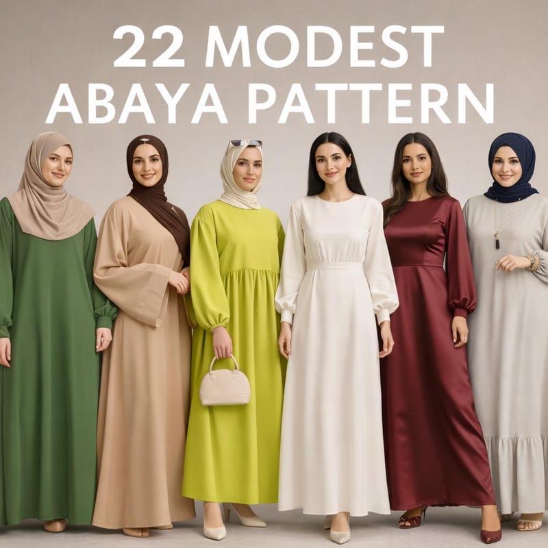 Islamic Abaya Pattern - Etsy