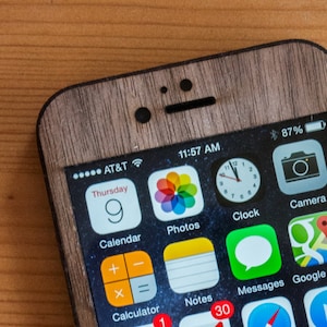 Walnut iPhone 6 / 6S Wrap - Real Wood iPhone 6S Case - Classic Style - Etsy