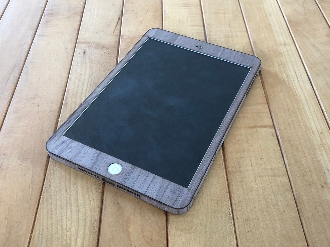 Wooden iPad Mini Case -- Wrap You iPad in Real Walnut -- Adhesive Wrap ...