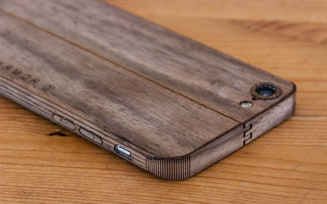 Walnut iPhone Case / Wrap - Smooth Style - Lumber Armor - for iPhone 7 ...