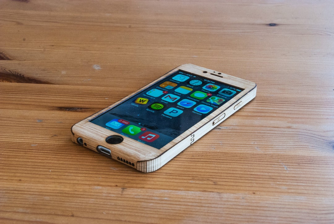 Bamboo iPhone 6 / 6S Wrap - Wood iPhone 6S Case - Single-piece Wrap ...