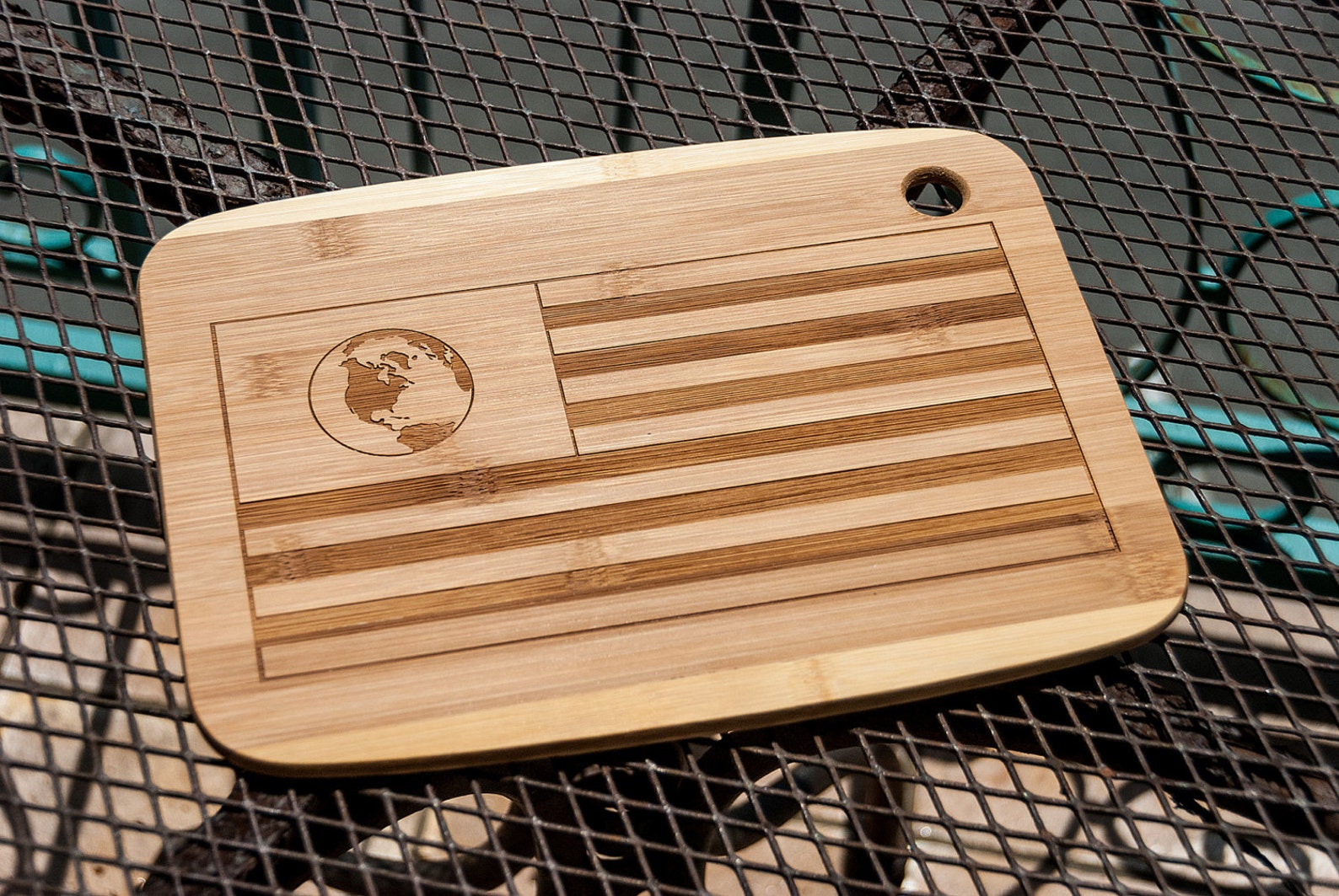Laser-engraved Bamboo Cutting Board 11 X 9 From - Etsy