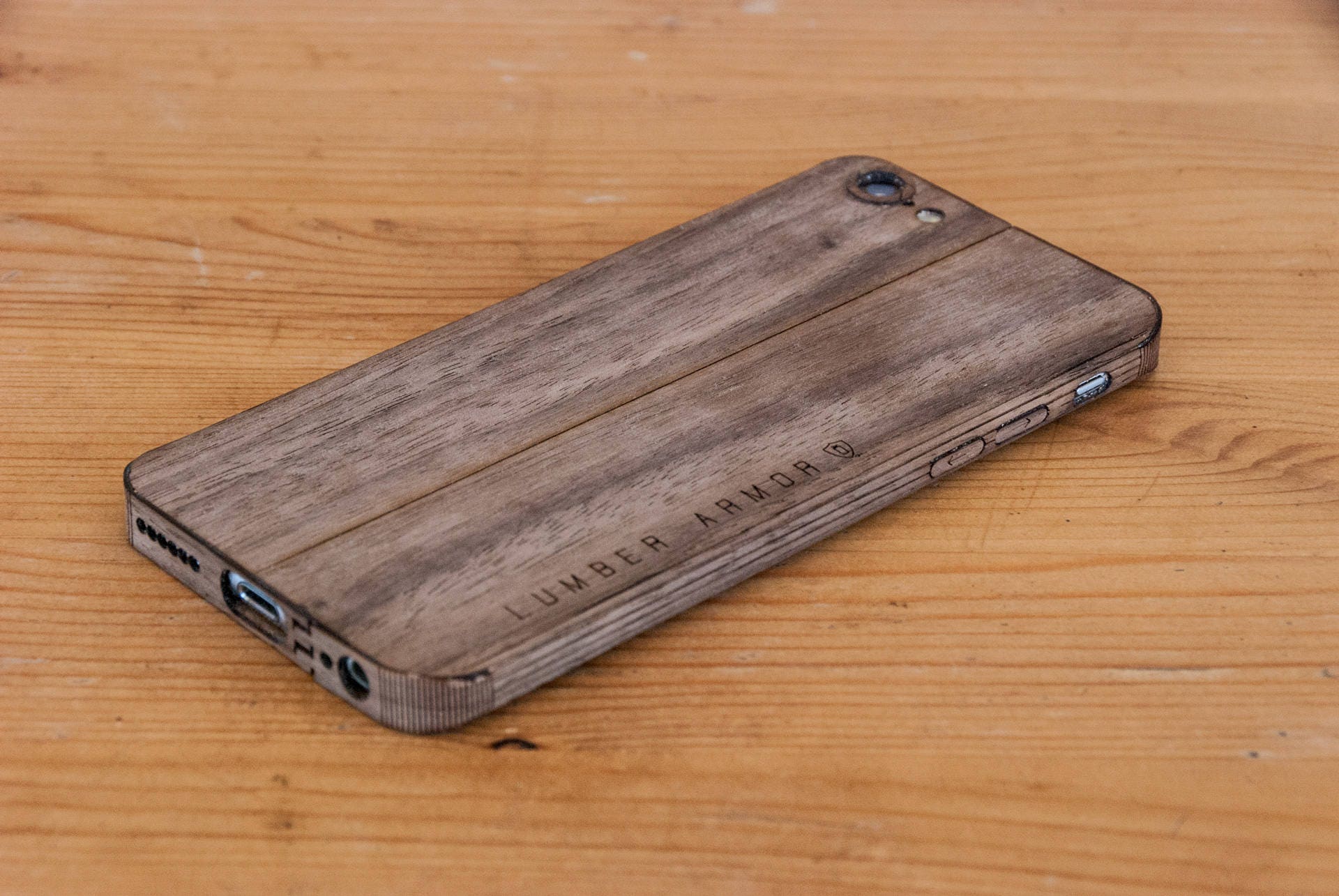Walnut iPhone Case / Wrap - Smooth Style - Lumber Armor - for iPhone 7 ...