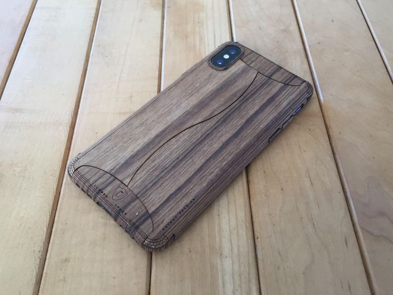Teak Iphone X Wrap Real Wood Adhesive Wrap for Iphone 11 - Etsy