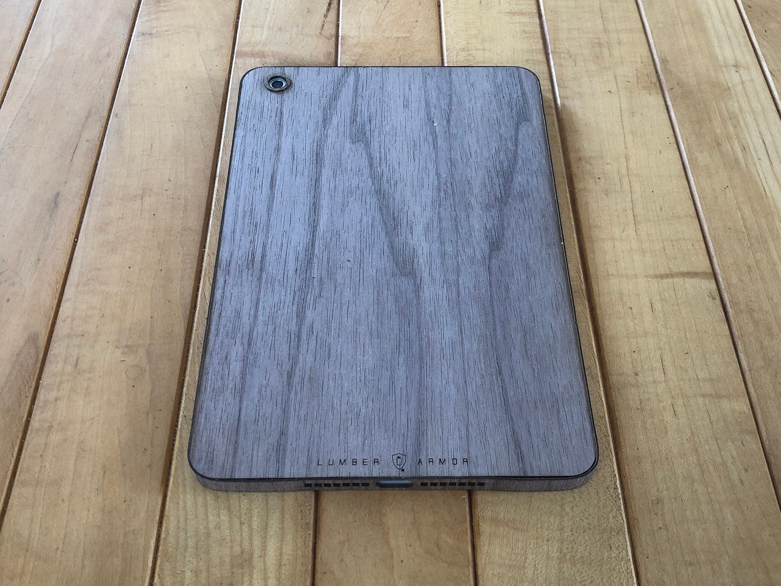 Wooden iPad Mini Case -- Wrap You iPad in Real Walnut -- Adhesive Wrap ...