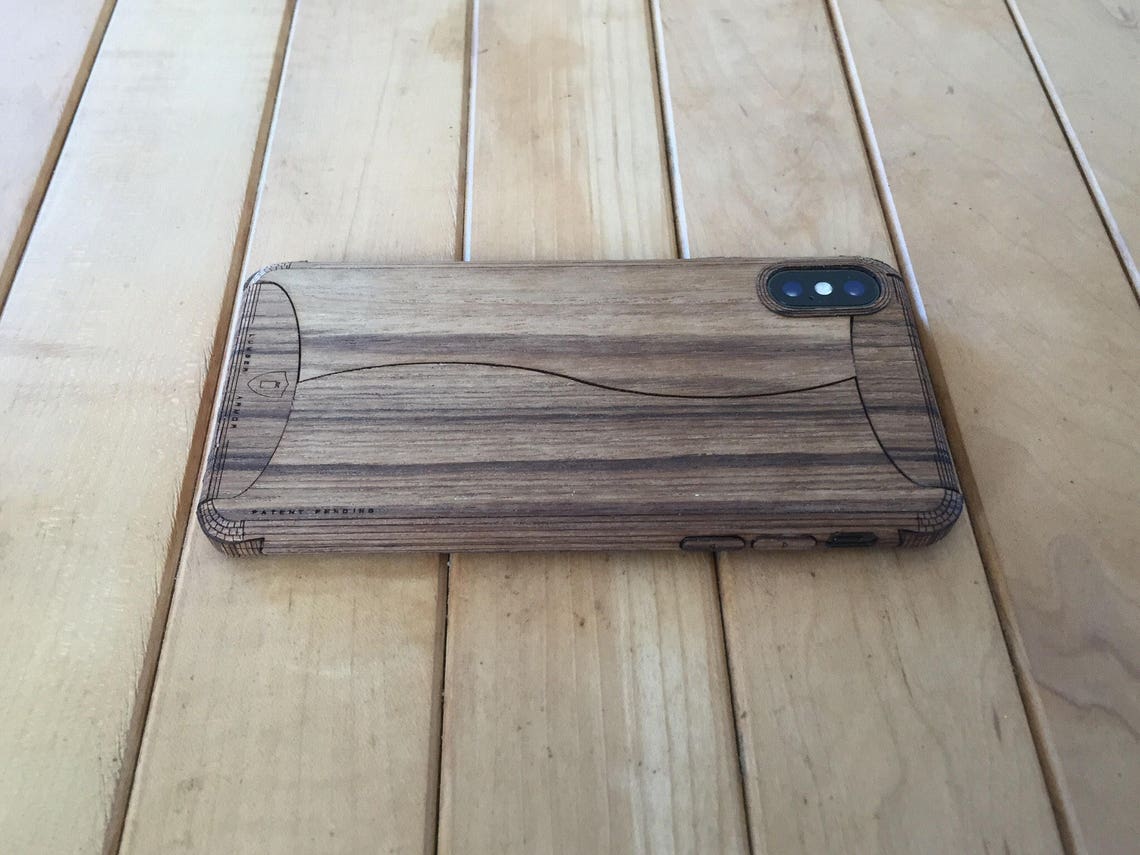 Teak Iphone X Wrap Real Wood Adhesive Wrap for Iphone 11 - Etsy