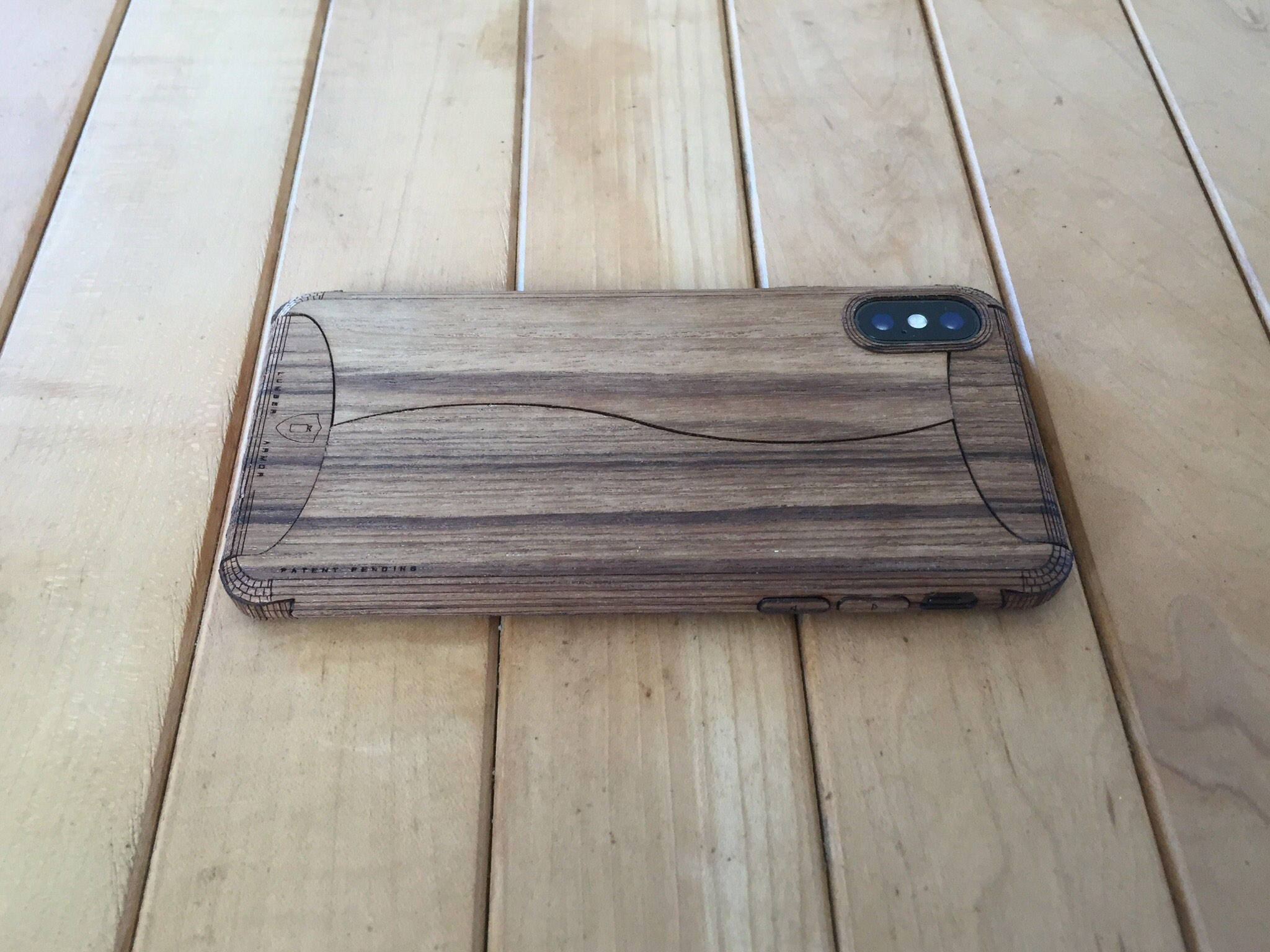 Teak Iphone X Wrap Real Wood Adhesive Wrap for Iphone 11 - Etsy