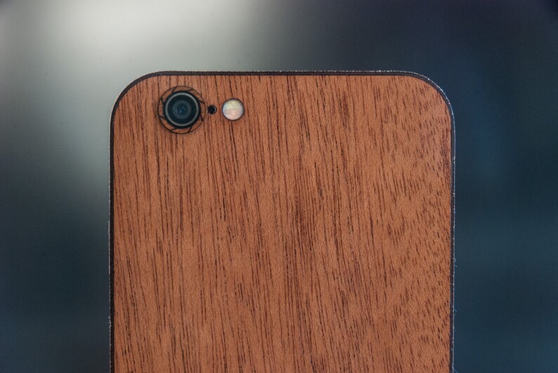 Mahogany Iphone 6 / Iphone 6S Case Real Wood Iphone 6 Wrap - Etsy