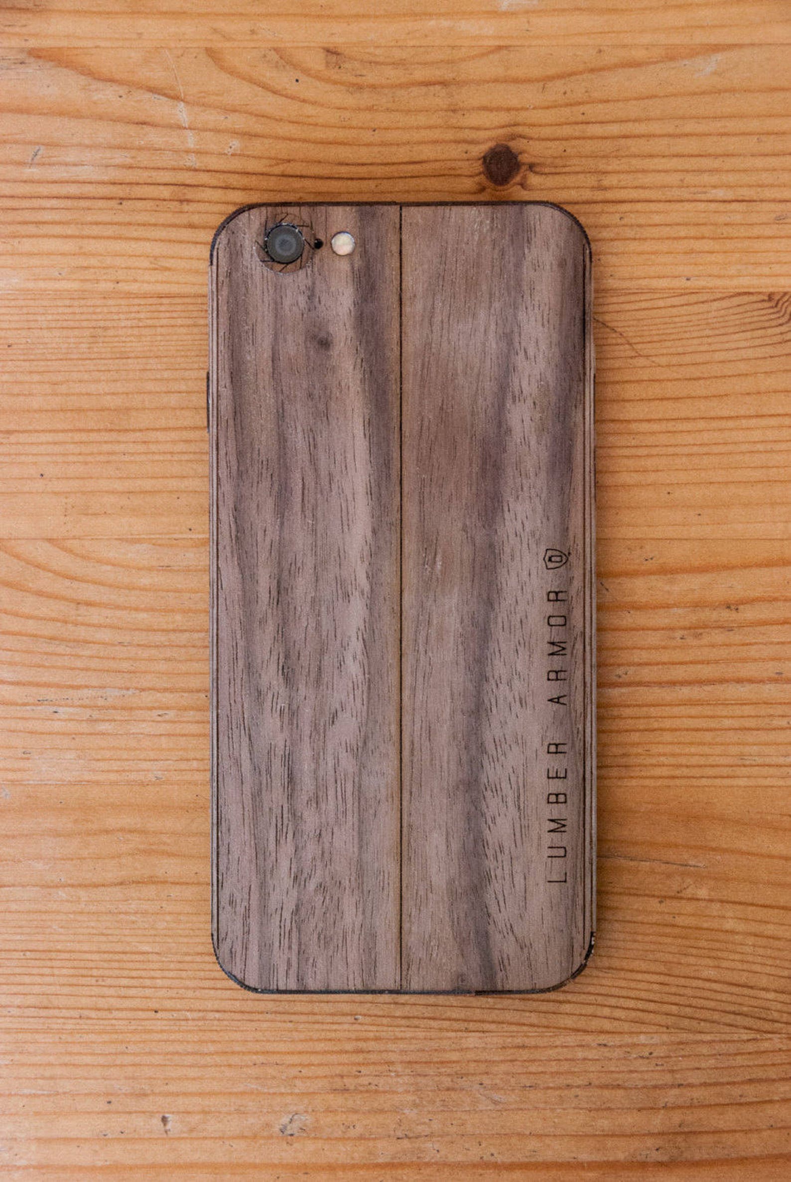 Walnut Iphone Case / Wrap for Iphone 8 Iphone 7 Iphone 6S - Etsy