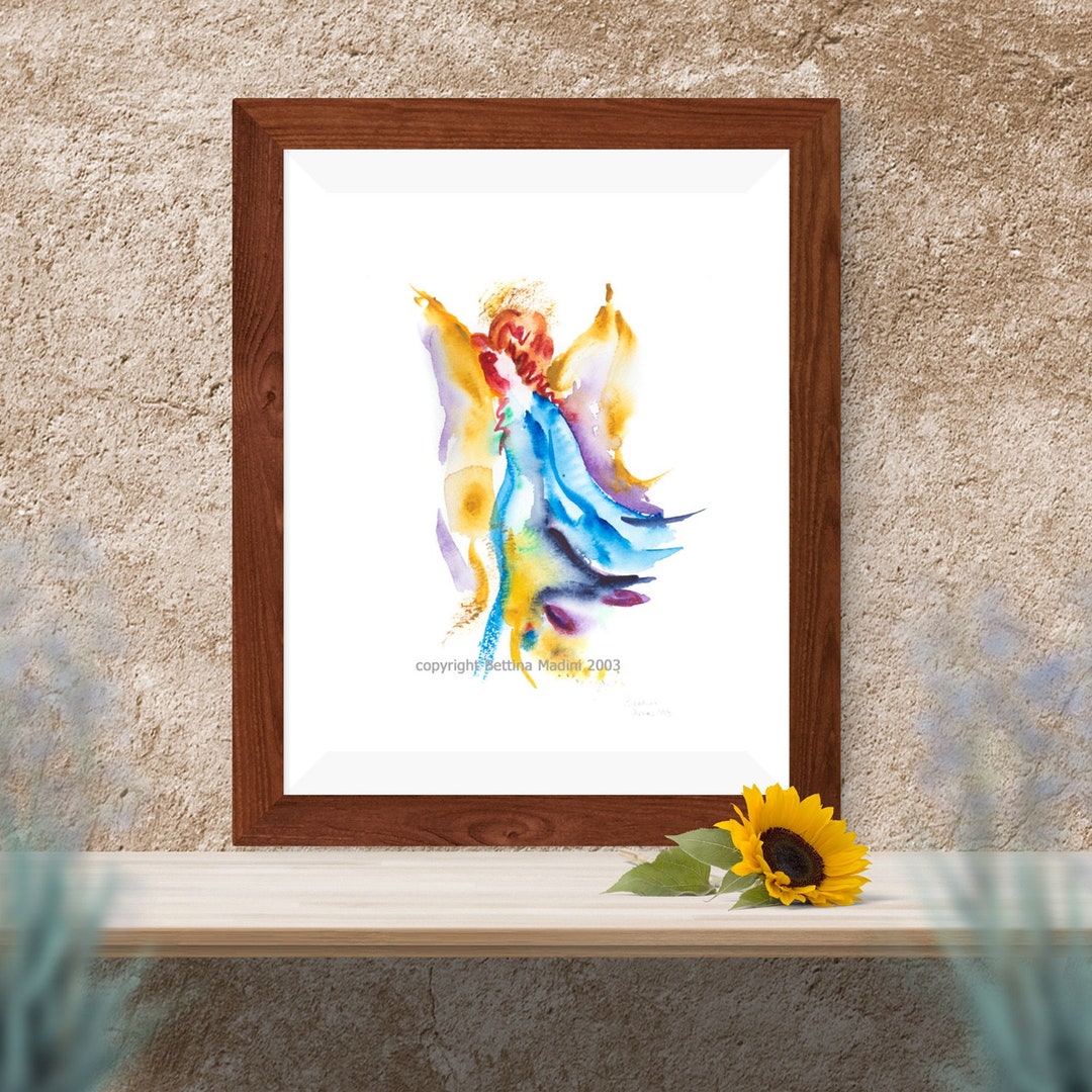 Angel of Freedom Invite the Freedom of an Angel Fine Art giclee Limited ...