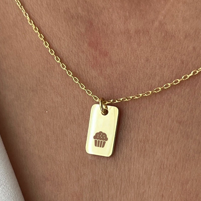 Cupcake Necklace - Etsy