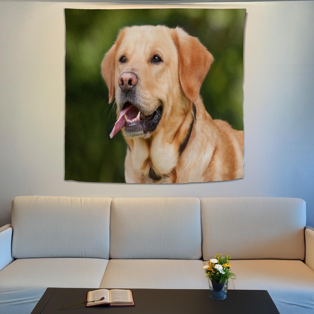 Custom Pet Tapestry, Dog Cat Wall Tapestry, Pet Memorial Gift ...