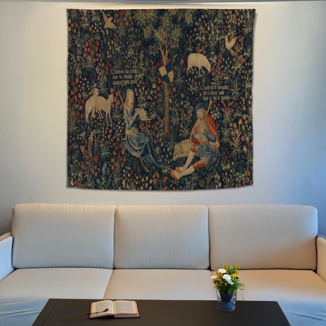 Medieval Tapestry, Medieval Wall Art, Large Wall Decor, Housewarming ...