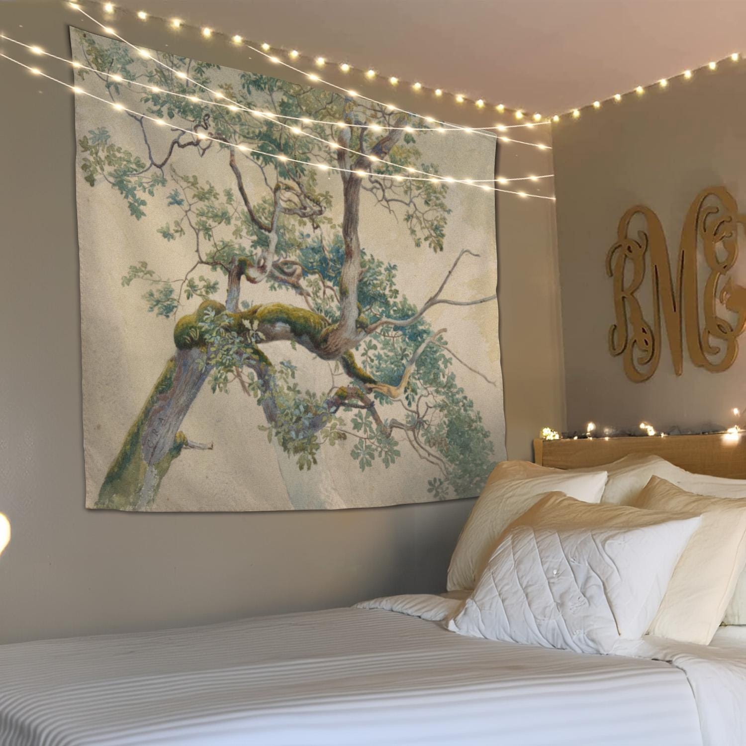 Tree Wall Hanging, Living Room Tapestry, Tree Tapestries, Tapestry ...