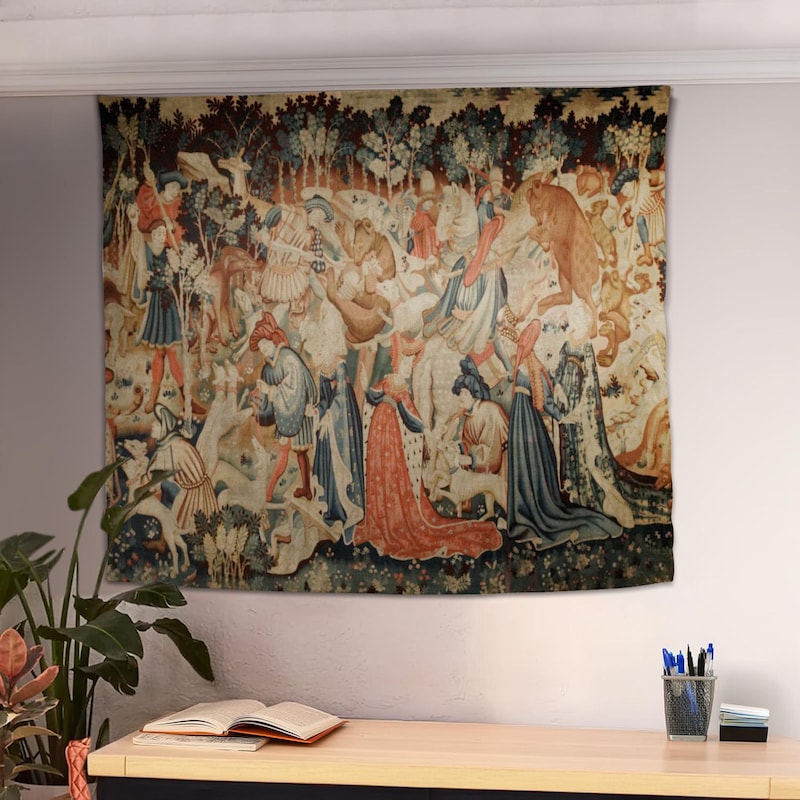 Medieval Tapestry - Etsy