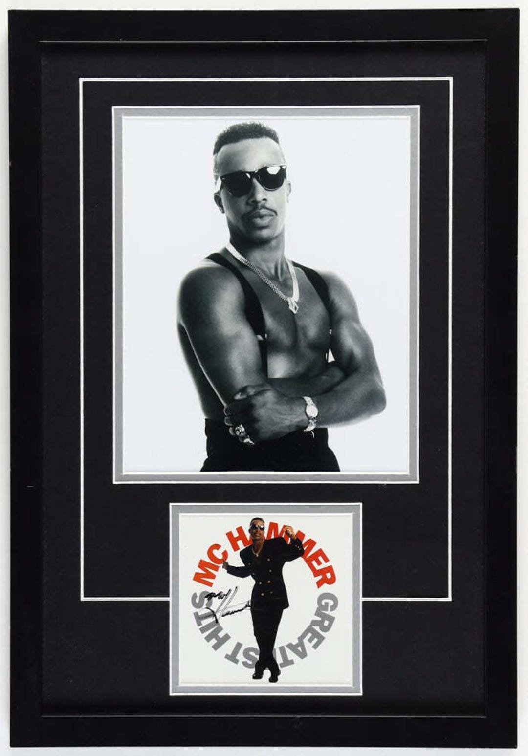 MC Hammer Signed Custom Framed CD Album Insert Display palm Beach - Etsy