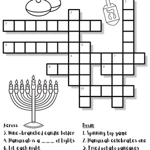 Printable Hanukkah Activities, Hanukkah Activity Bundle, Kid's ...