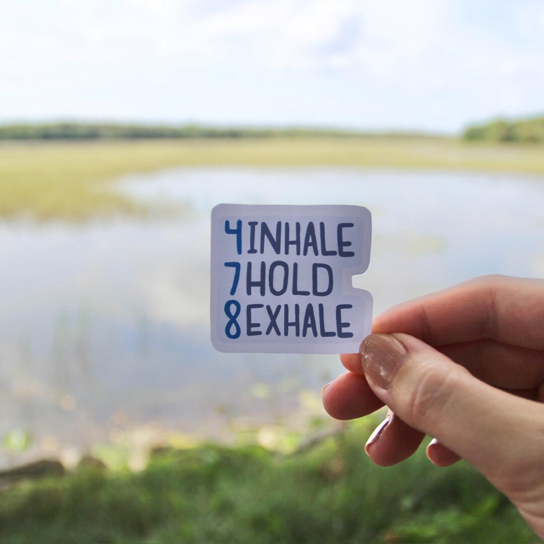 Mental Health 478 Breathing Technique Sticker / Practical Grounding ...