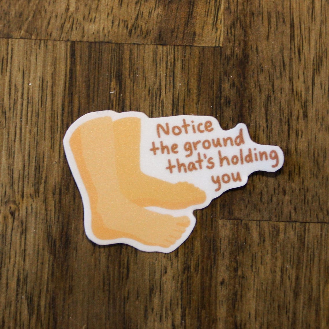 Mental Health Grounding Sticker / feel the Ground Thats Holding You ...