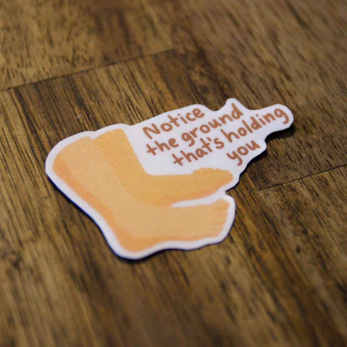 Mental Health Grounding Sticker / feel the Ground Thats Holding You ...