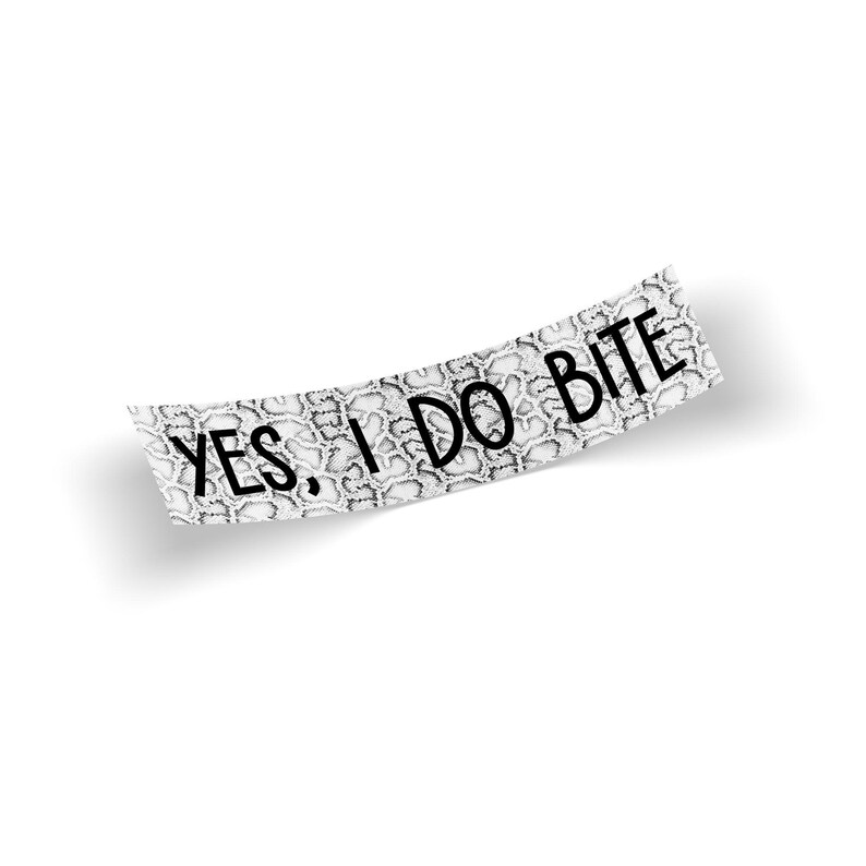 Yes I Do Bite, Bumper Sticker, Funny, Car Sticker, Magnet, Car Decal ...