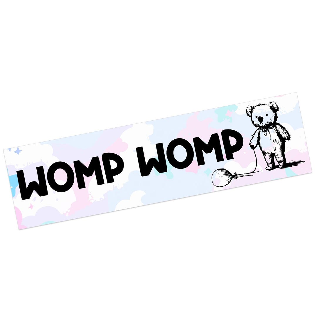 Womp Womp, Bumper Sticker, Funny, Car Sticker, Magnet, Car Decal ...