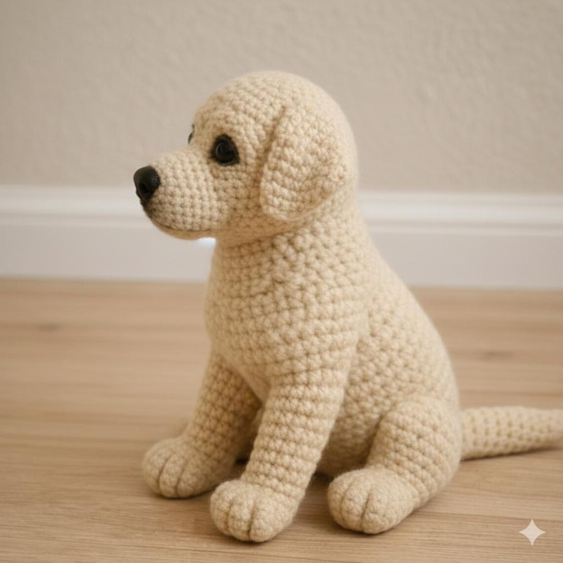 Handmade Labrador Crochet Dog Plush • Amigurumi Labrador Retriever Toy ...