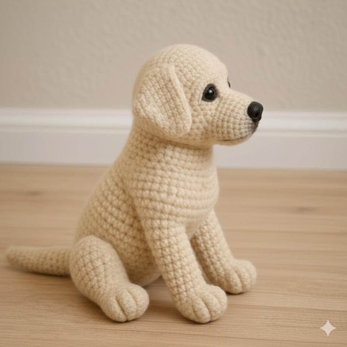 Handmade Labrador Crochet Dog Plush • Amigurumi Labrador Retriever Toy ...