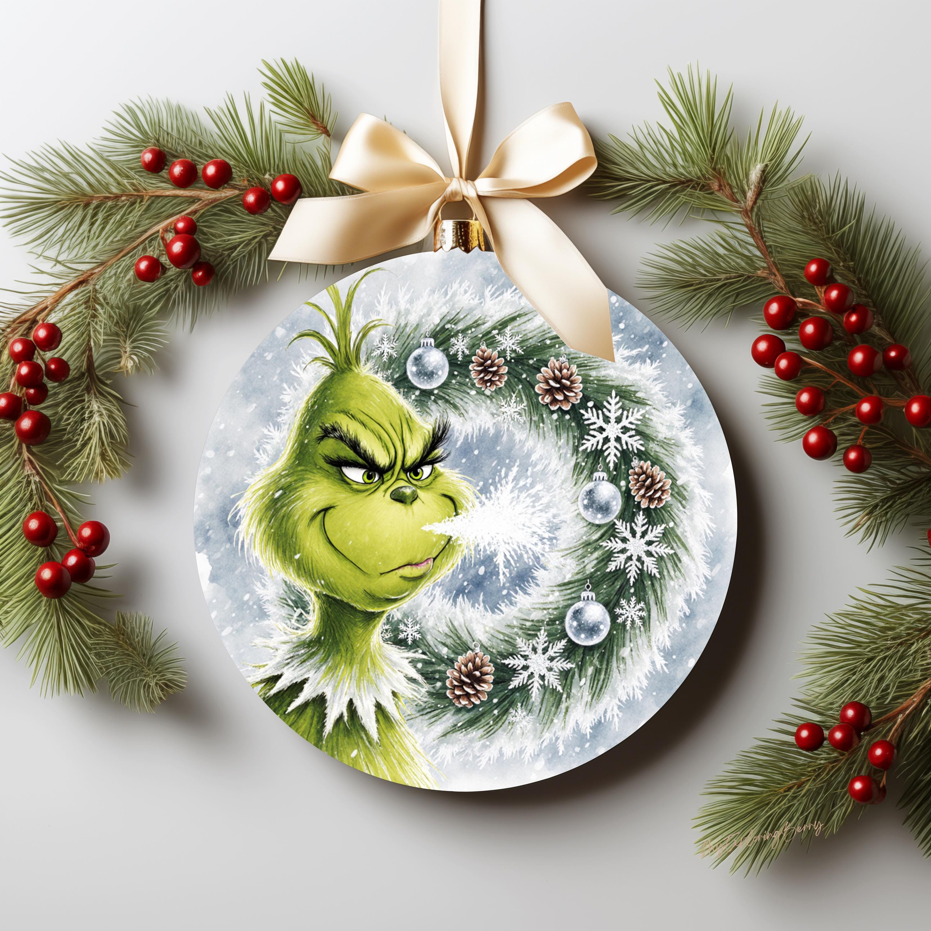Christmas Round Ornament PNG, Circle Coaster Clipart, Whimsical ...