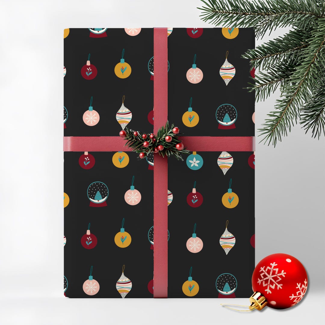 Modern Christmas Wrapping Paper