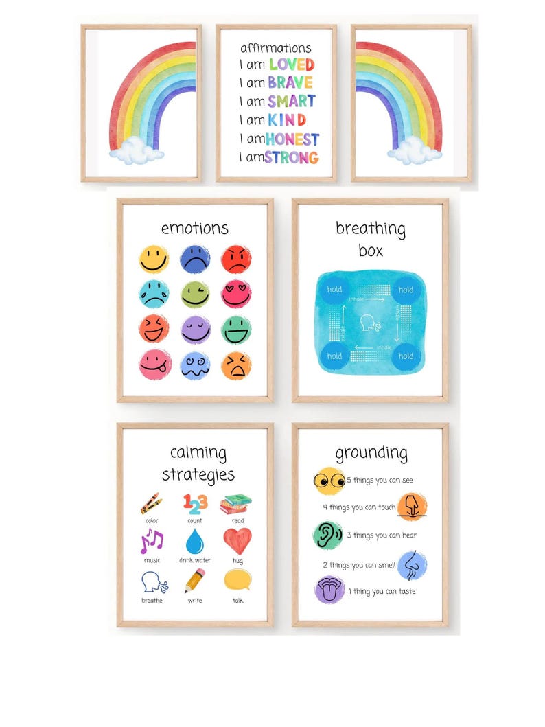 Educational Wall Art Print Bundle: Homeschool & Classroom Decor ...