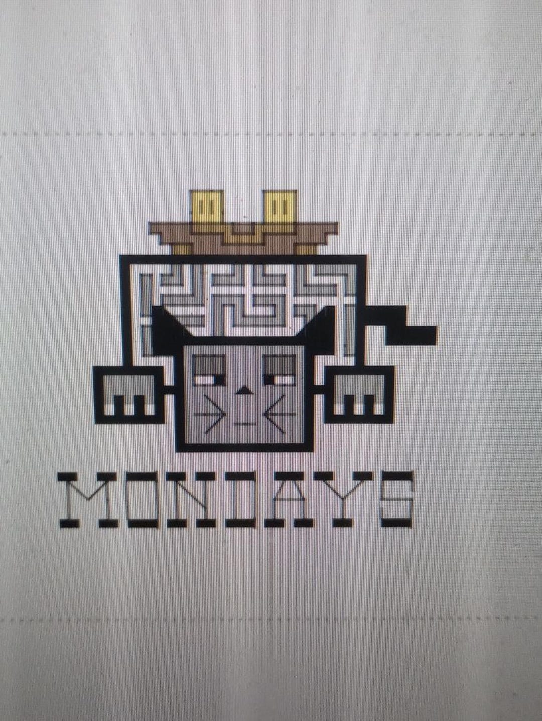 Small Simple Stitch Pattern Mondays Width 5.43 Height 3.5 Inches - Etsy