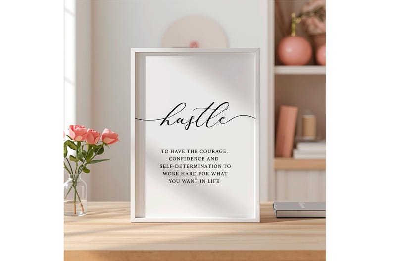 Hustle Execution Grind Definition Prints Set of 3, Office Motivation Wall Art - Etsy