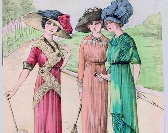 1912 Era Dress - Etsy
