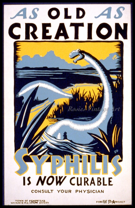 Syphilis Poster WPA Public Health Poster WPA Syphilis - Etsy