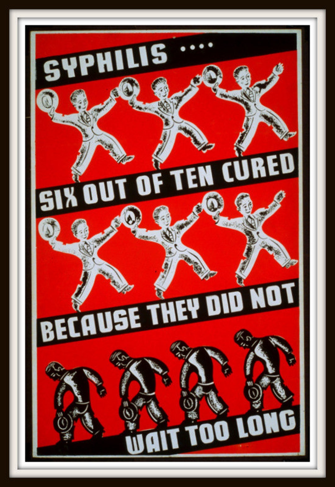 Syphilis Poster WPA Poster Art Deco Print Public Health Poster ...