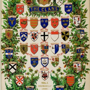 Clan Graham Print Scottish Clan Kilt Coat of Arms - Etsy