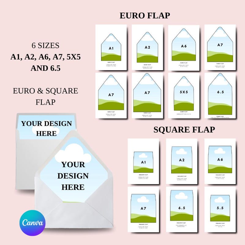 A8 Square Envelope Liner - Etsy