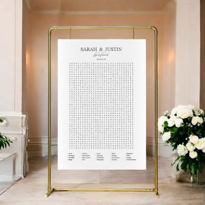 Customizable Wedding Word Search Template - Personalized Sip & Search ...