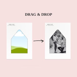 DIY Custom Envelope Liner, Customized Envelope Liner Insert Printable ...