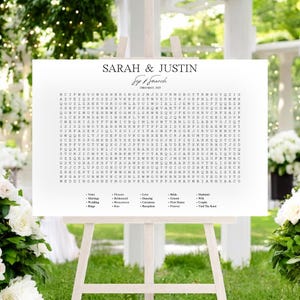 Customizable Wedding Word Search Template Personalized Sip & Search ...