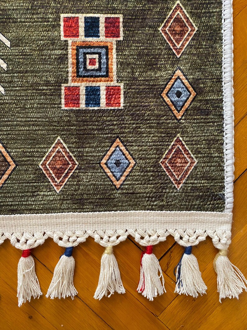 Green Carpet, Anatolian Carpet, Green Rug, Ethnic Pattern, Bohemian ...