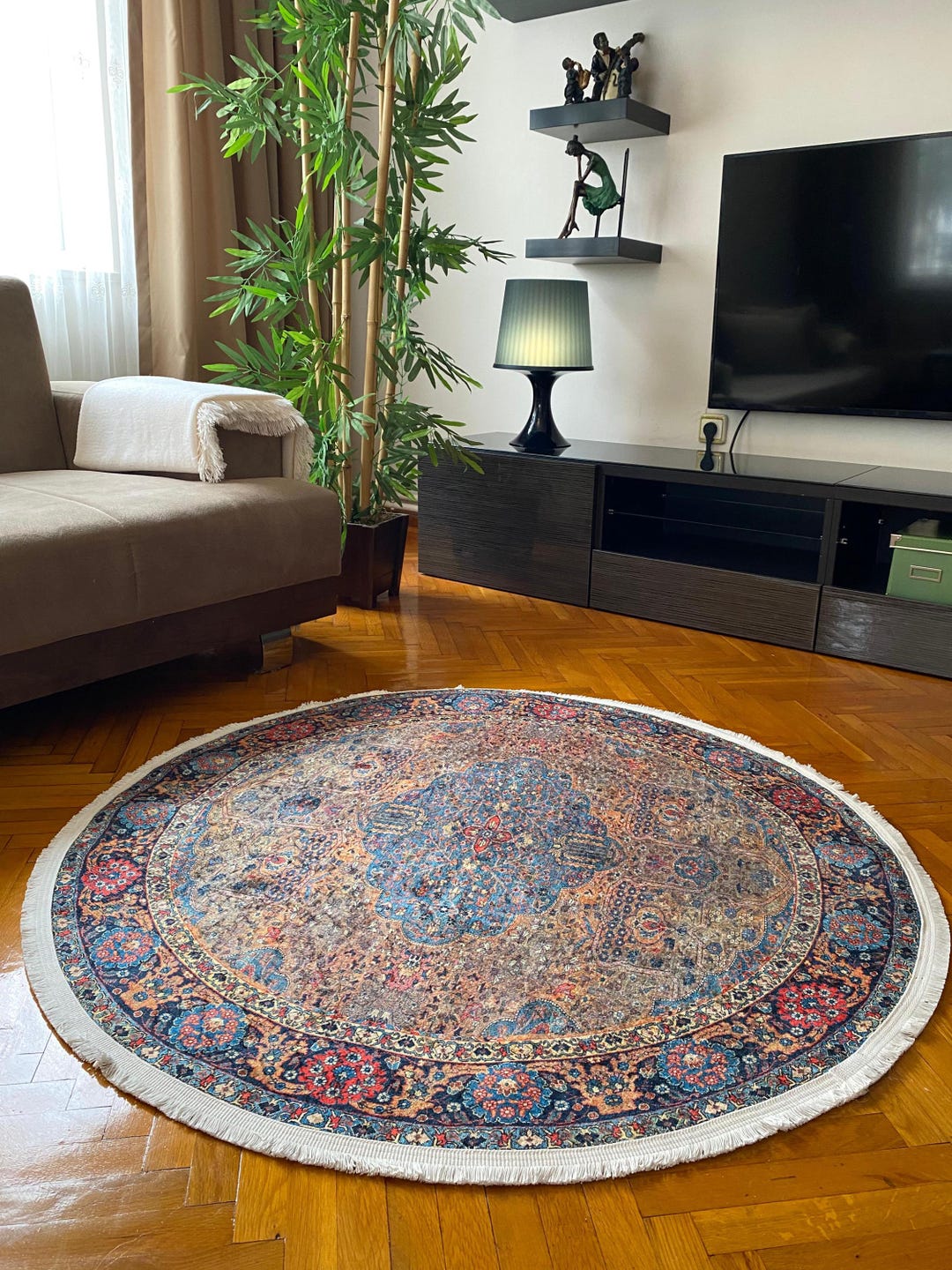 Round Rug for Table, Round Rug Yellow, Round Rug 3 Feet, Round Rugs 6 ...