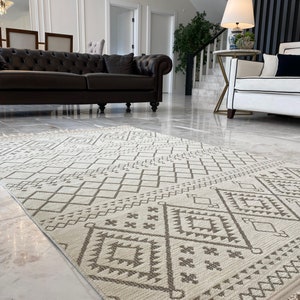 Rug, Geometric Pattern, Patchwork Pattern, Country Oriental Rug ...