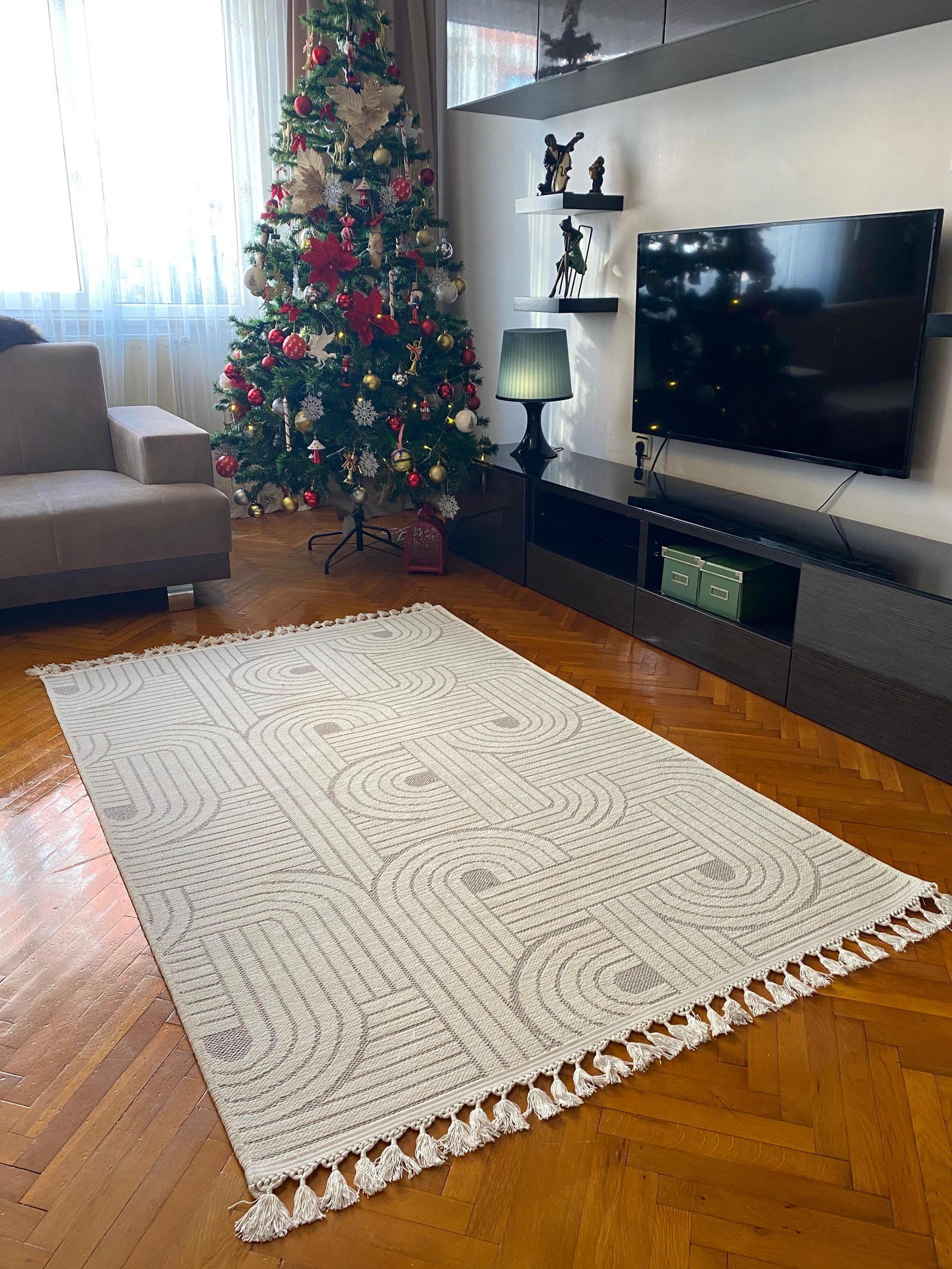 Soft Boho Rugs, Cream Rug for Living Room, Cream Boho Rug, Nordic Area ...