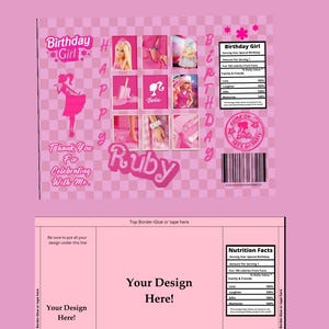 INSTANT DOWNLOAD , Barbie Birthday, Barbie Party Package, Kids Birthday ...
