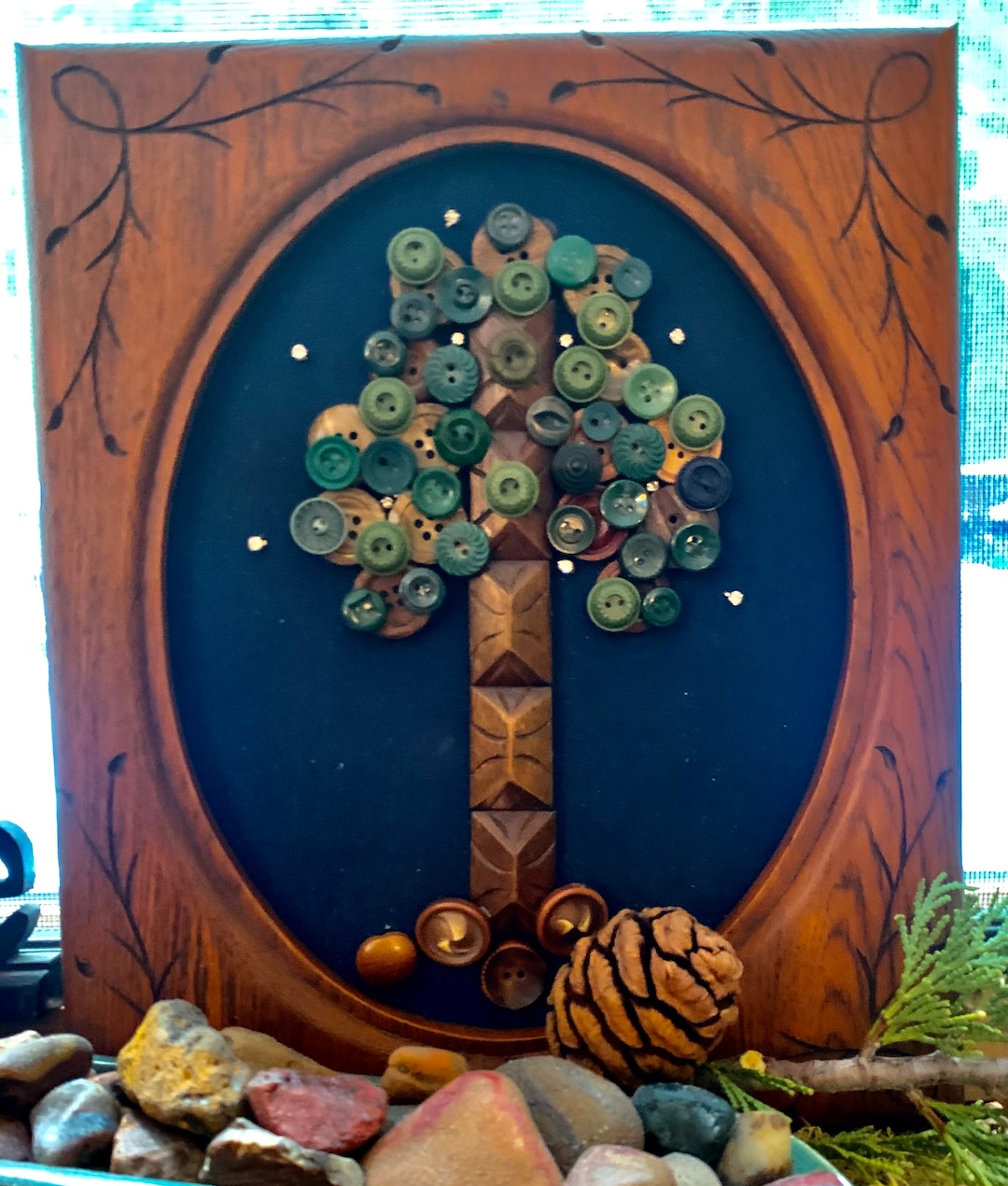 Button Art Tree, Sequoia Tree - Etsy