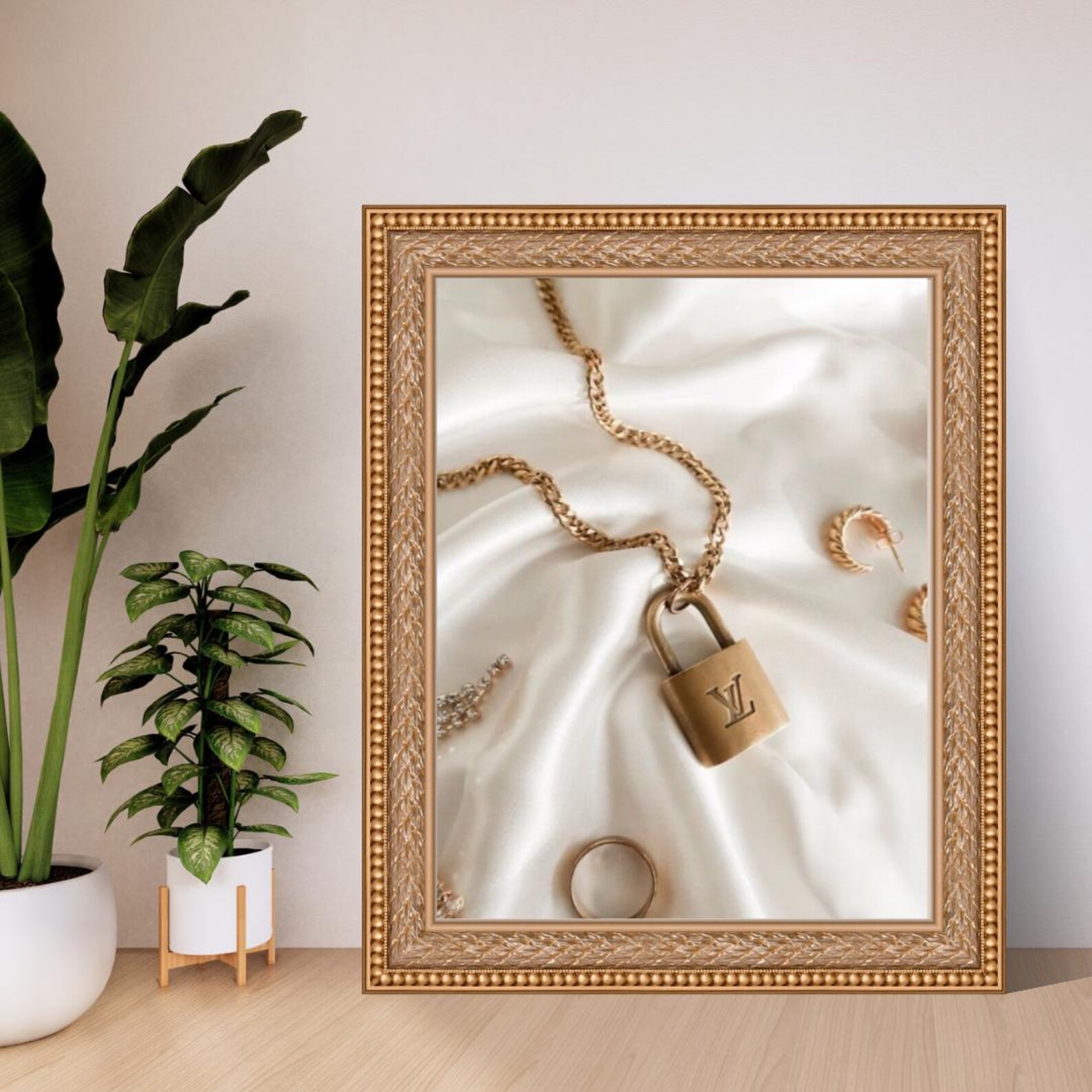 Designer Wall Art, Luxury Wall Print, Designer Prints, Beige Posters ...