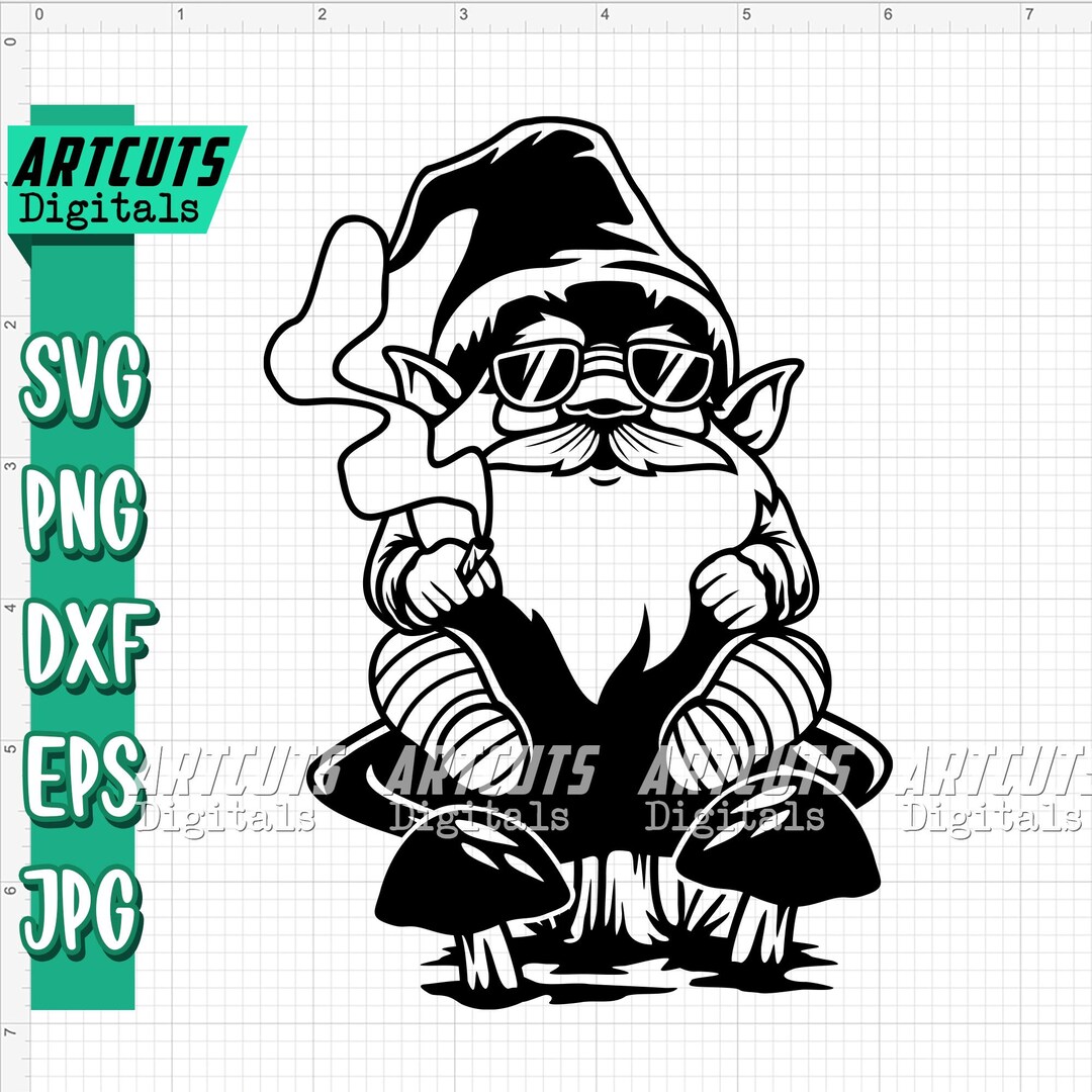 Gnome Smoking Joint Svg, Rasta Shirt Png, Cannabis Cutfile, Marijuana ...