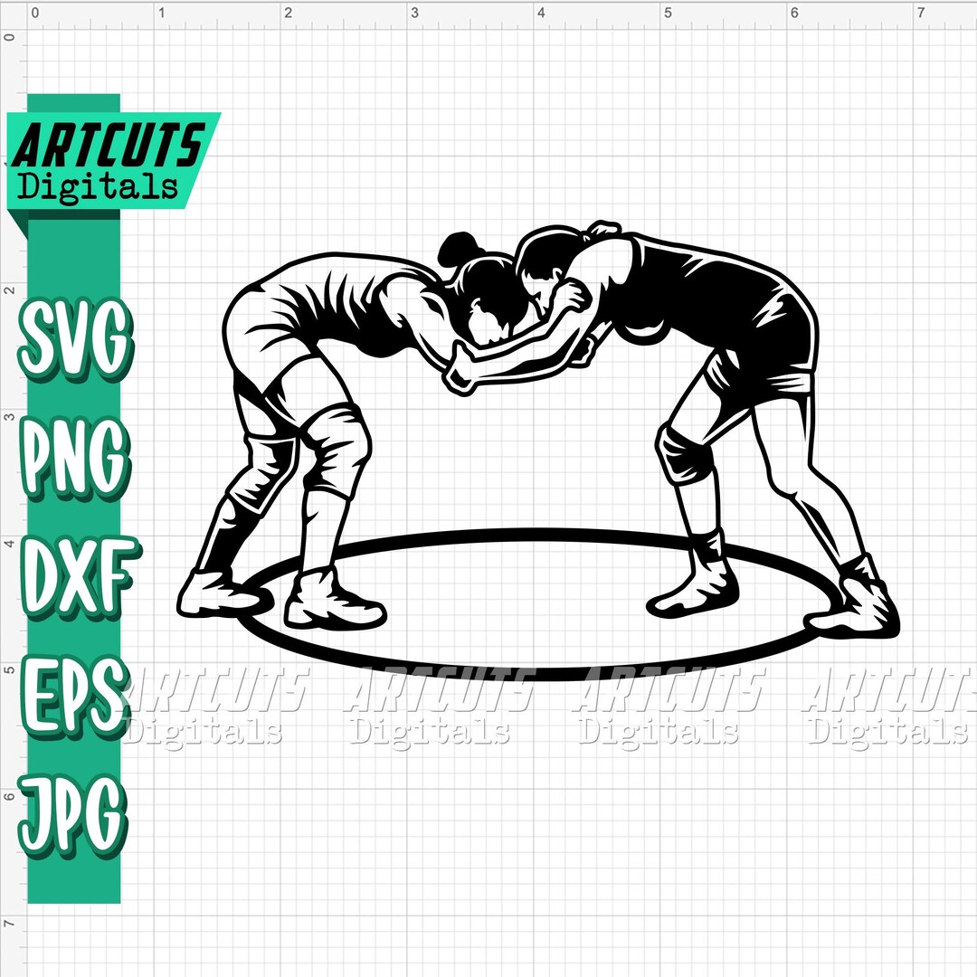Wrestling Svg | Girl Wrestler Svg | Extreme Sports | Mixed Martial Arts ...